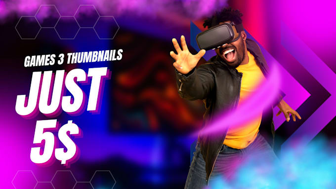 Design gaming 3 eye catching youtube thumbnails in 2 hours by Zameen2 ...