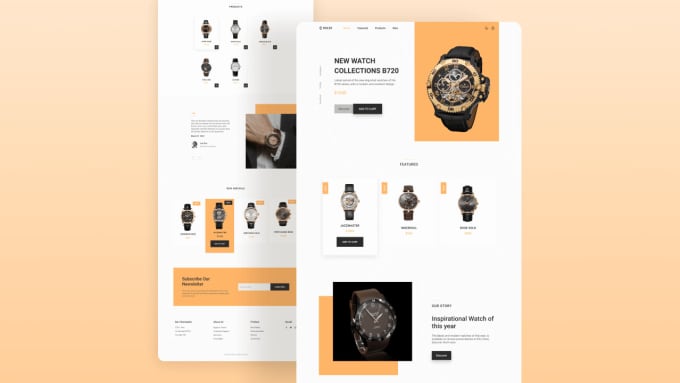 Create responsive watch website design by Arifuzzamanr420 | Fiverr