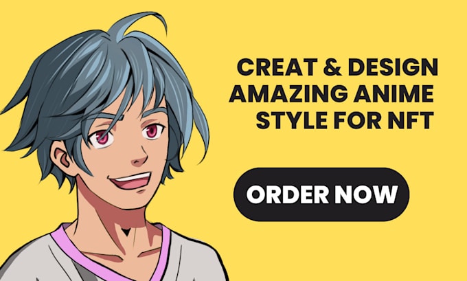 Design original custom nft with anime art by Hatimjaafar | Fiverr