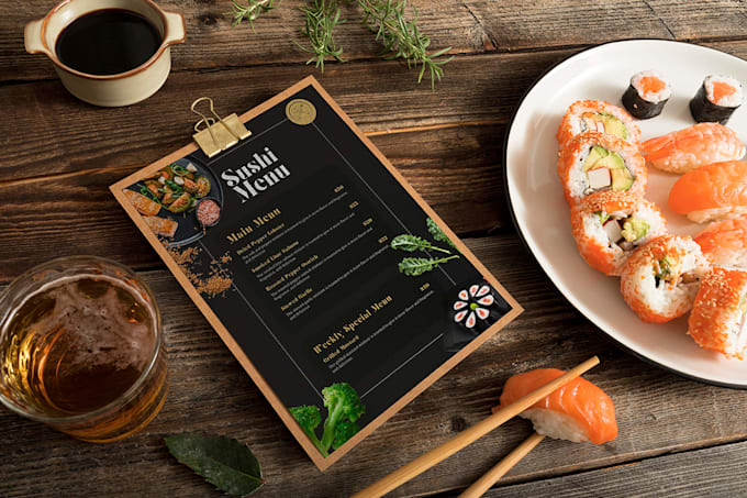 Design professional restaurant menu, food menu or price list by ...