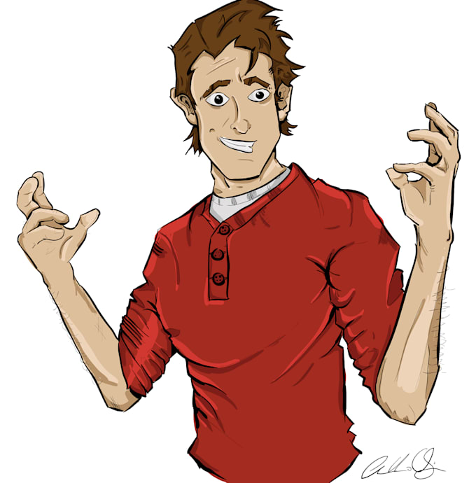 Turn you into a cartoon to remember by Almightyone23 | Fiverr