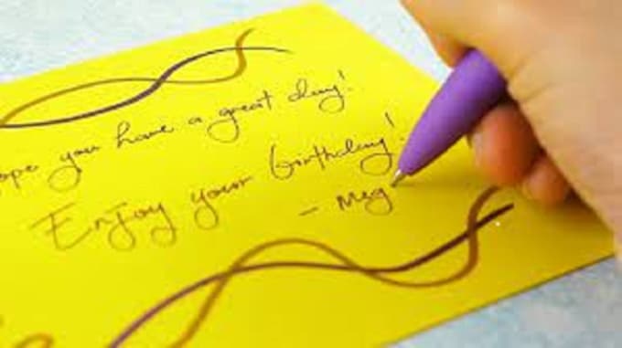 Handwriting in form of handwritten cards notes assignment by Rabail_01 ...