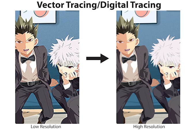 Do vector tracing for your image by Multitasksoluti | Fiverr