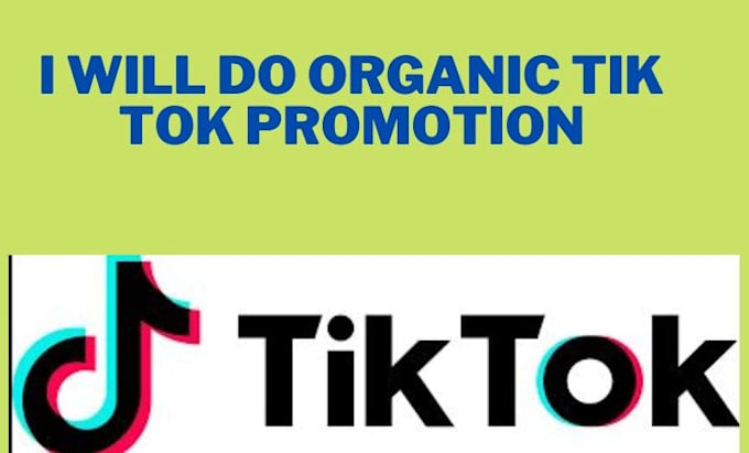 Do organic tik tok promotion, tik tok growth, tik tok video by Isaac ...