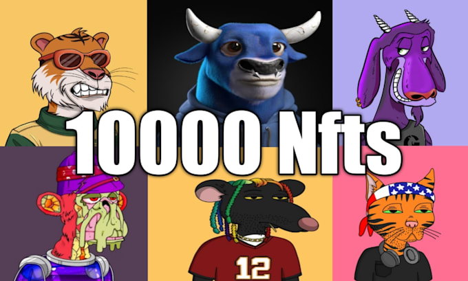 Create a unique nft collection for you by Nftstrolls | Fiverr