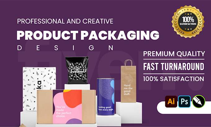 Do modern box packaging design, product box design by Dodo_design | Fiverr