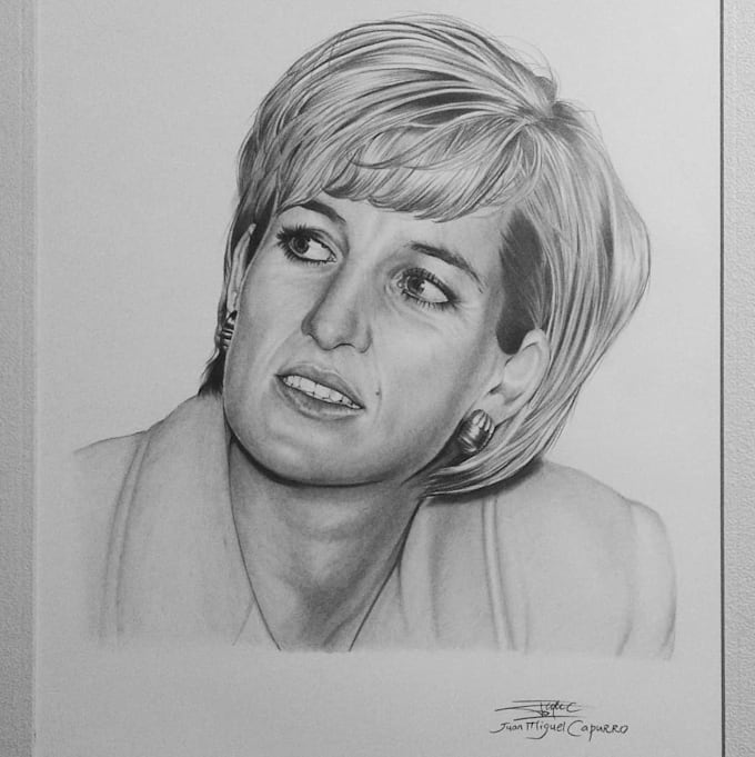 Draw a detailed realistic portrait, in pencil by Jmcapurro | Fiverr
