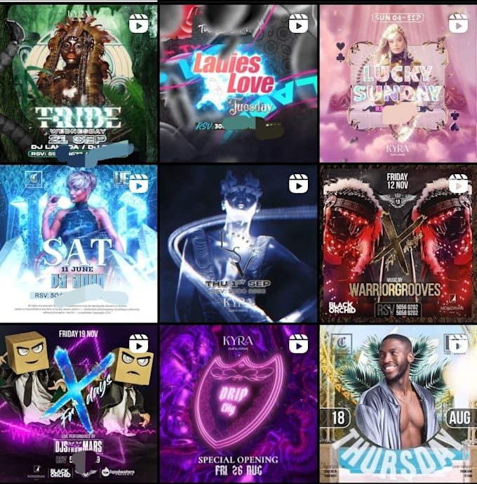 Design motion animated flyers for your nightclub and events by ...