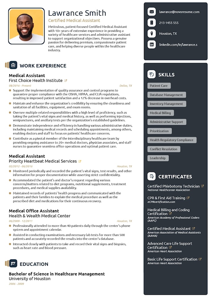 Make an organized resume for you by Saba_nouman117 | Fiverr
