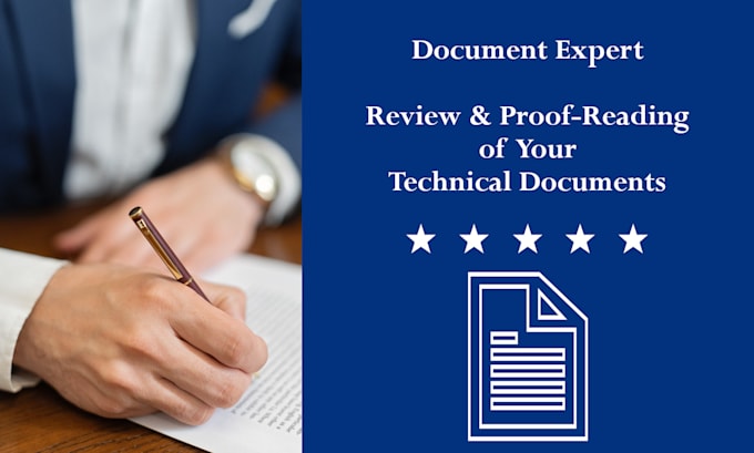Review and proofread your technical documents and reports by Overlord86 ...