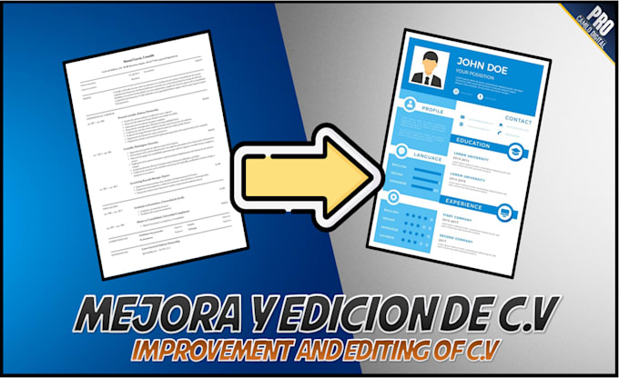 Provide professional resume and design a modern cv by Ccamilodigital ...