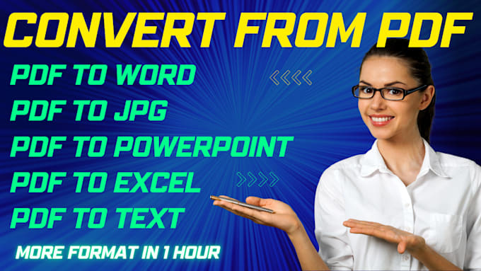 Convert pdf, jpg to excel,powerpoint,word and format csv by Zameen2 ...
