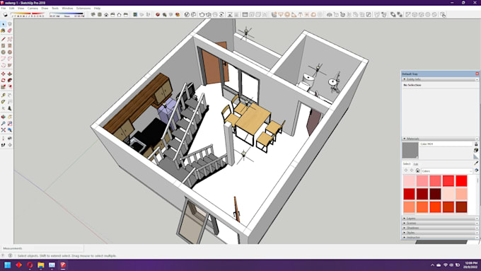 Make sketchup 3d form autocad 2d by Heromeryandi | Fiverr