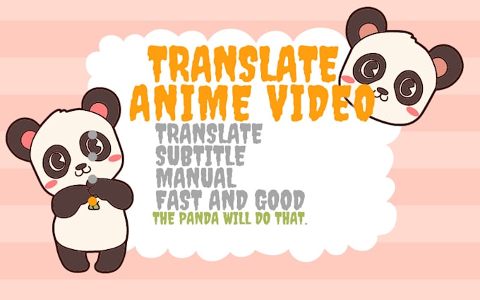 Translate english to arabic anime by Theelang | Fiverr