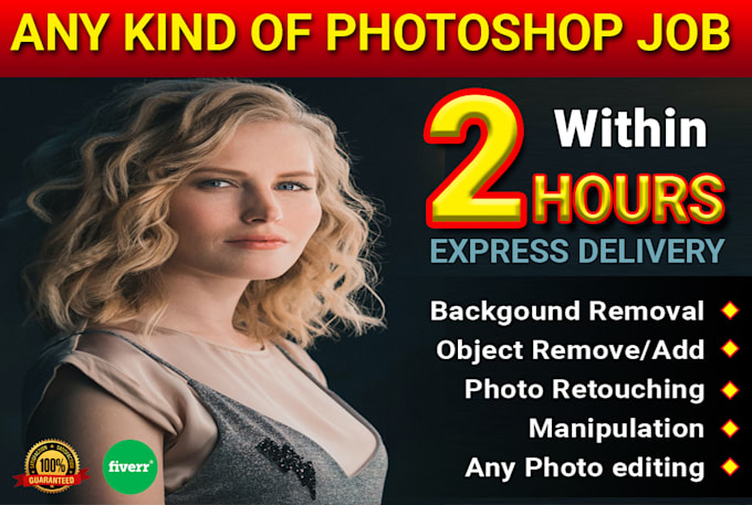 Do any photoshop editing and amazon products editing within 2 hours by ...