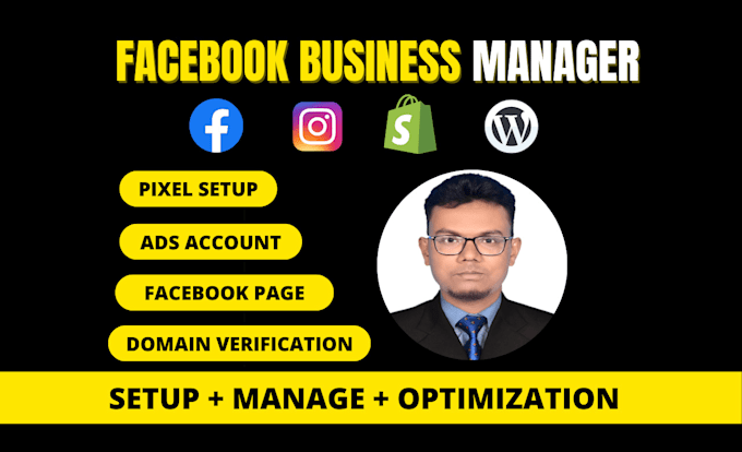 Create fresh facebook business manager and ad account or fix by Emdad_dm | Fiverr