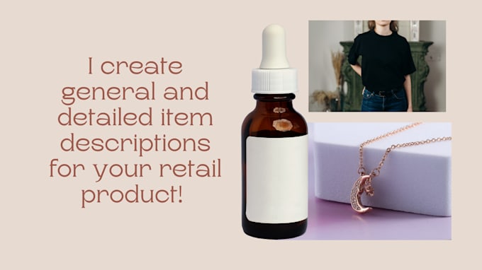 Create detailed product descriptions by Macymonetva | Fiverr