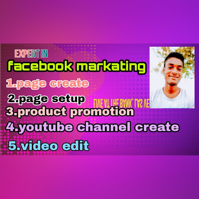 Set up your facebook page and youtube video create by Raihan01950 | Fiverr