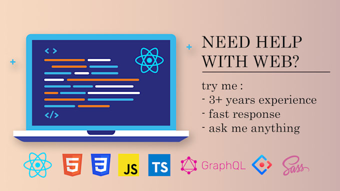 Fix Your React Javascript Typescript Html Css Problems By Andyfiverrweb Fiverr