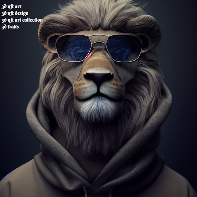 Do 3d nft art 3d nft design 2d 3d nft collection 5k 10k nft collection by Mufty_salam | Fiverr