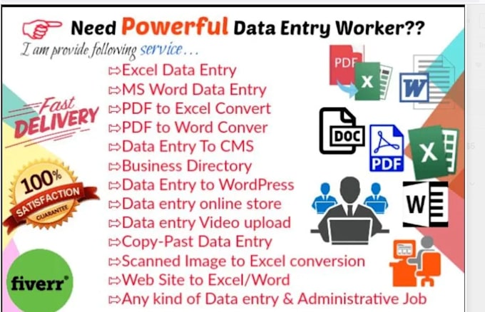 Proffessionally do all online researches,excel,data entry,publisher ...