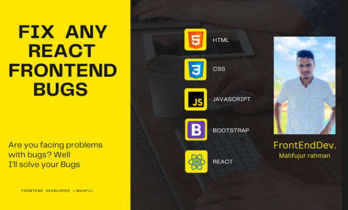 Fix All Types Of Bugs In React Frontend Responsive Issues Within A Short Time By Frontenddev001