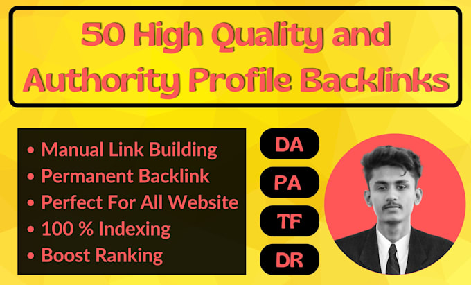 Create high quality and authority profile backlinks for your website by ...