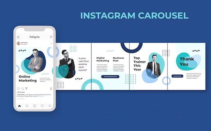 Design an engaging instagram carousel post with 10 slides by ...
