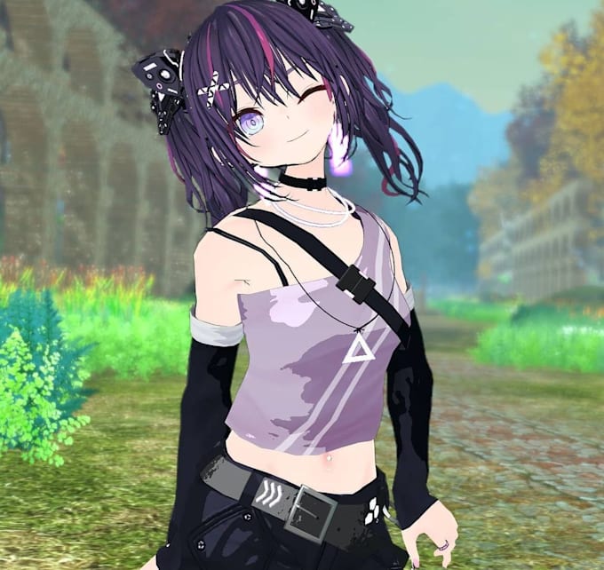 Make vtuber avatar vtuber character vtuber model for streaming vr chat ...