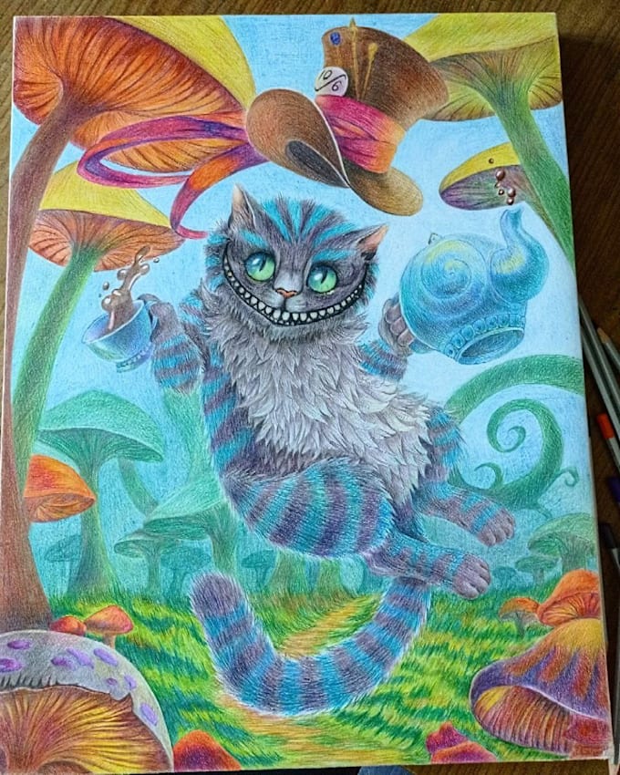 Draw realistic color pencil portrait from your photo by Mishelllll | Fiverr