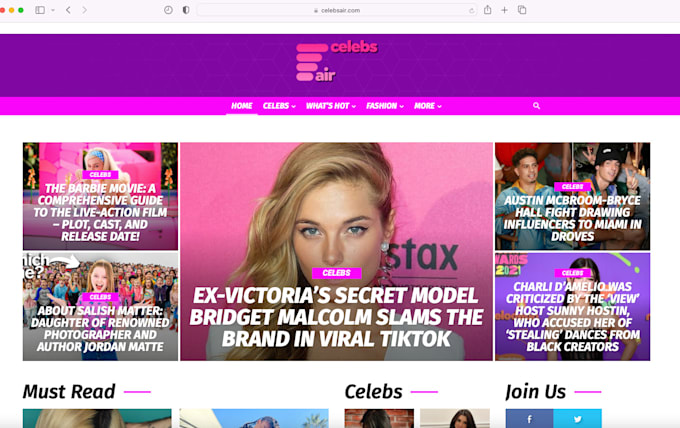 Publish your already written article on celebrity news site by Eglobalmedia | Fiverr