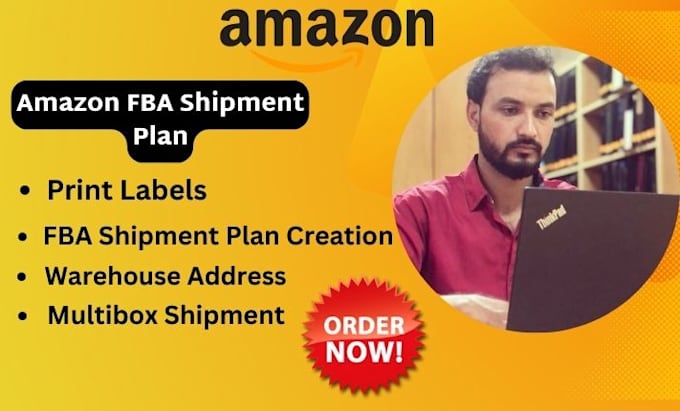Create amazon fba shipment plan and bulk shipping plan for fba pl by Ilahiamzexpert | Fiverr