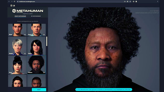 Do qualiity 3d character model 3d metahuman character hyper realistic ...