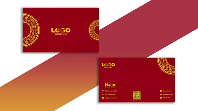 Be making your attractive and perfect business card by Komalrajdr | Fiverr