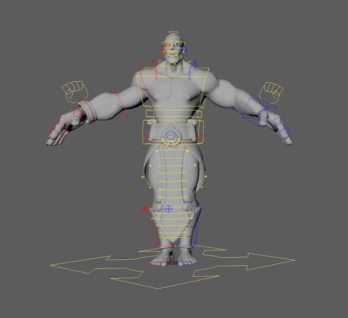 Rig your 3d characters by Superpigstudio | Fiverr