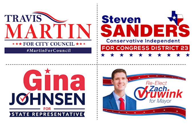 Make an attractive political campaign logo design by Johnny_vele90 | Fiverr