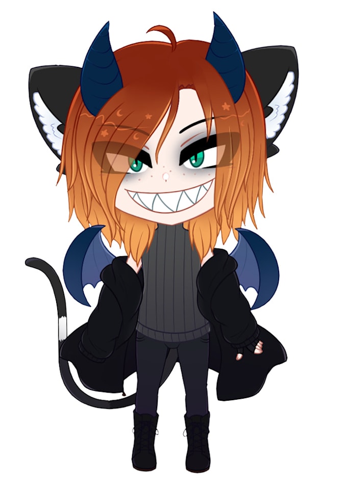 Make a chibi vtuber model by Kuronekokimi | Fiverr