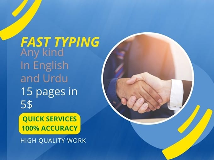 Do typing or retyping of any kind fast within 24 hours by Student17972 ...