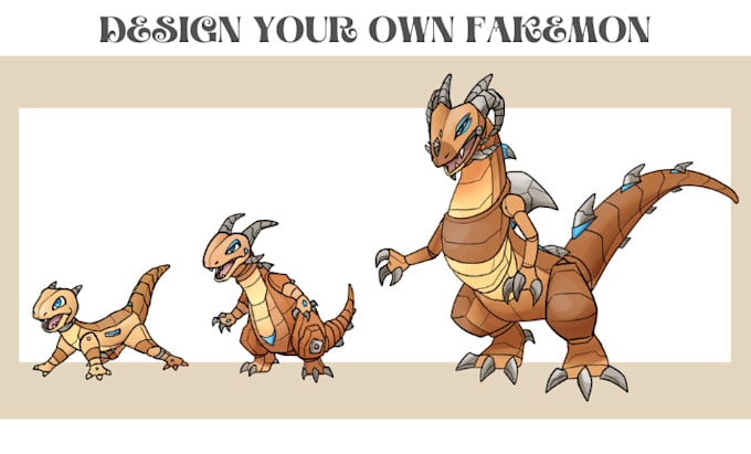 Draw any pokemon or fakemon for you by Keemony | Fiverr
