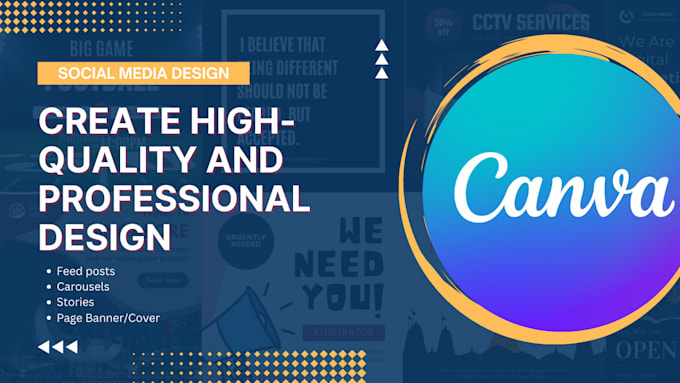Create a professional design with canva pro by Daygital | Fiverr