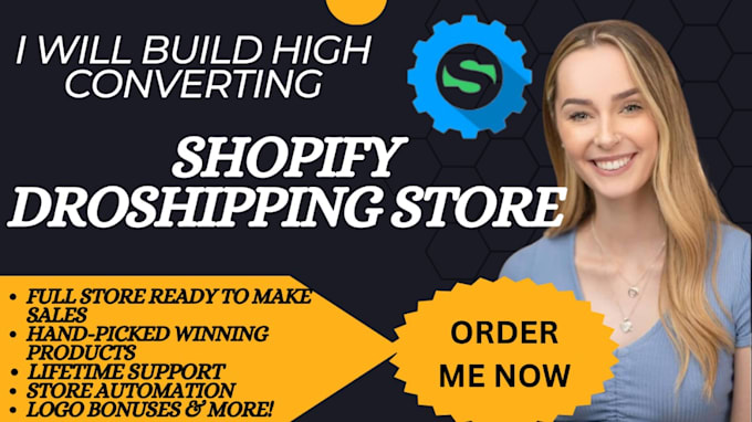 Build a high converting shopify dropshipping store , shopify store design by Clara_williams ...