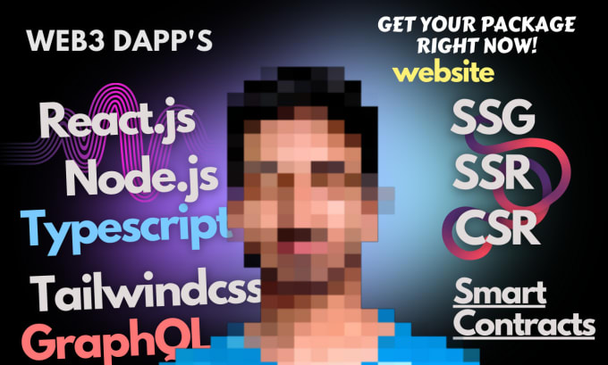 Do web3 react js node js tailwindcss typescript projects by ...