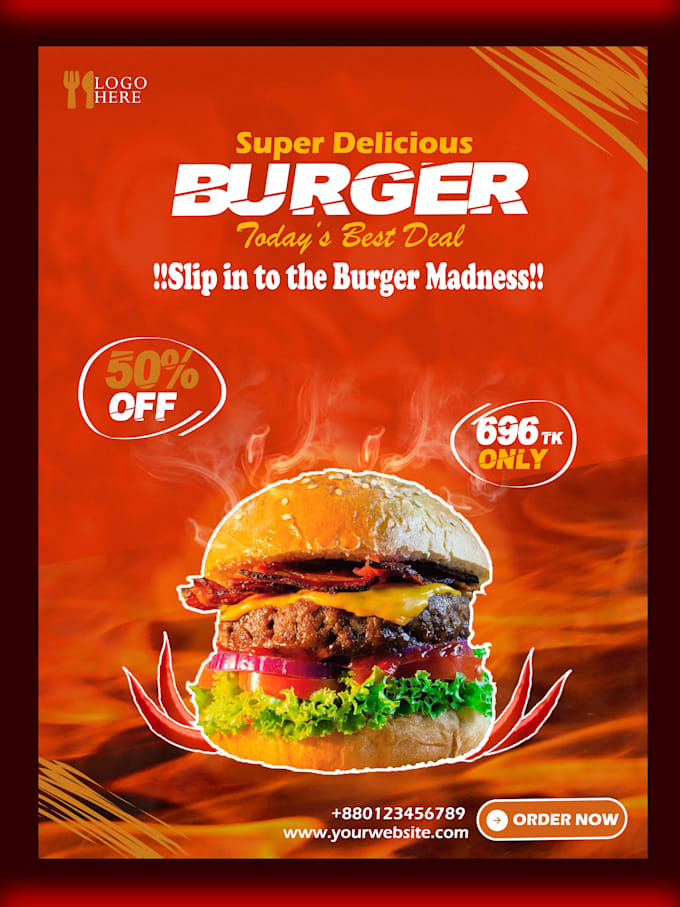 Make posters for your facebook page posts by Shajidjk | Fiverr