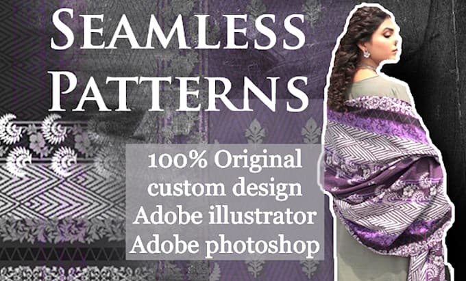 Make custom, unique seamless pattern designs by Maimoonaak | Fiverr