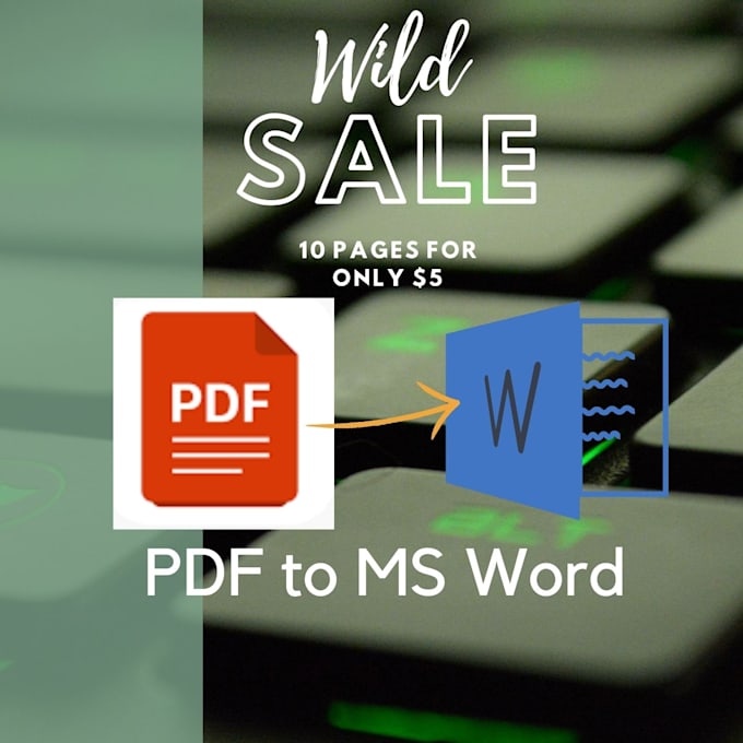 Convert pdf file to ms word by Bevencomienda | Fiverr Convert pdf file to ms word by Bevencomienda | Fiverr