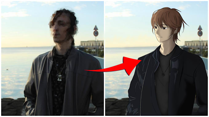 Turn you into an anime character by Redyuma | Fiverr
