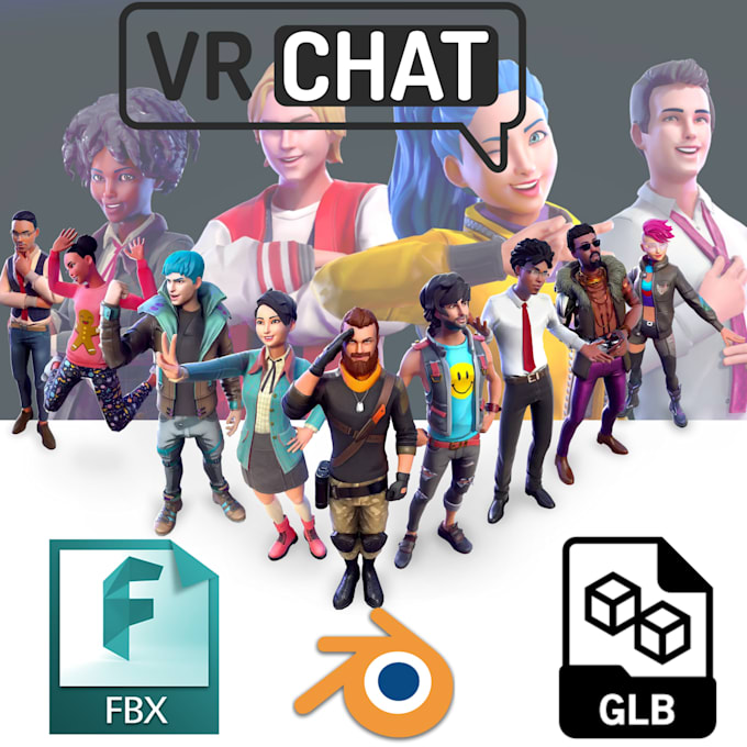 Create vrchat avatar, custom avatar for vtuber, awesome and elegant ...