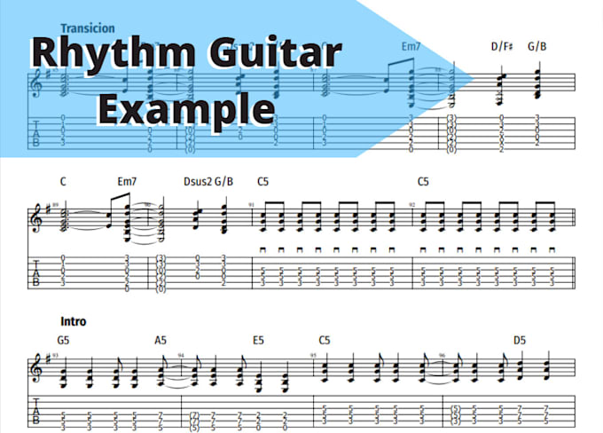 Make music transcriptions and guitar pro files for your song by ...