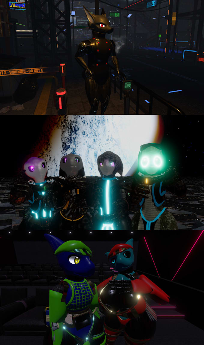 Make a 3d model or vr avatar of your character by Cokobango | Fiverr