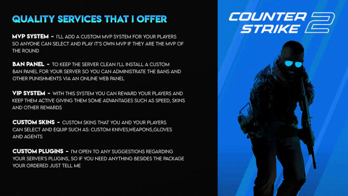 Create,manage and install a csgo server for you by Zemi69 | Fiverr